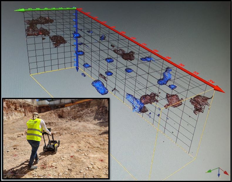איתור ומיפוי מנהרות וחללים טבעיים - Geo-Scope